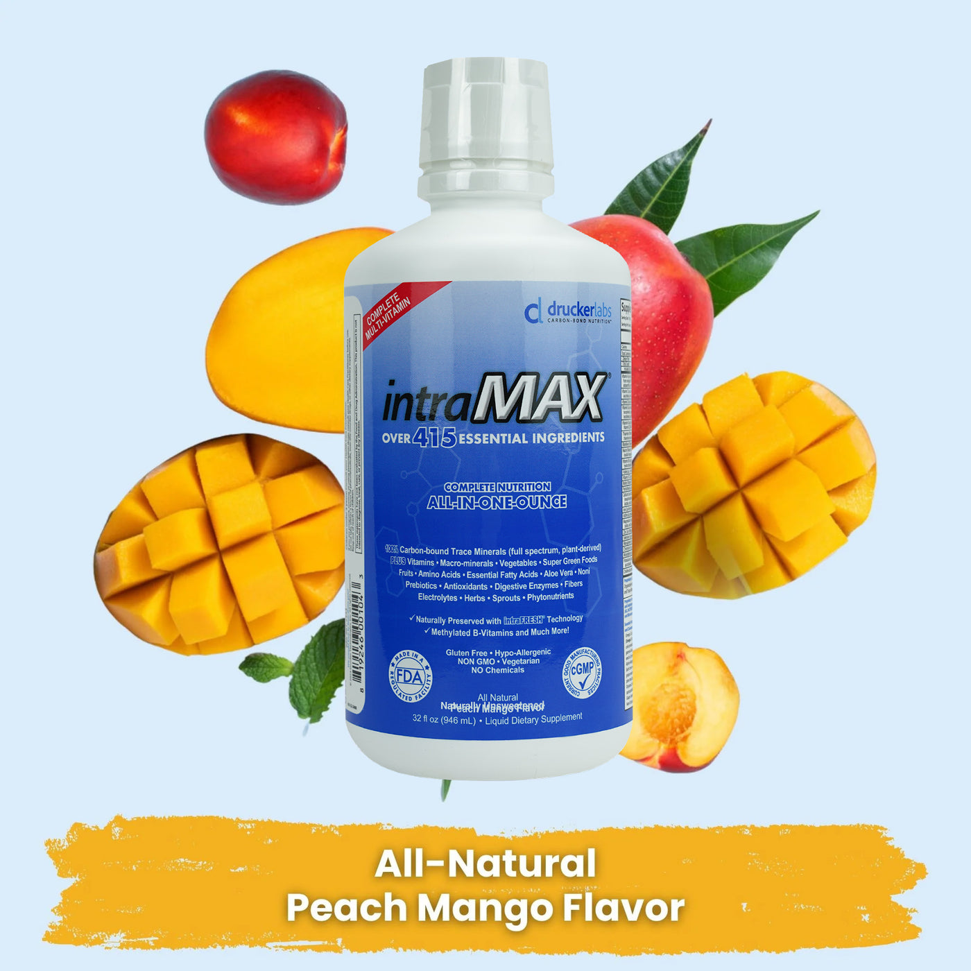 intraMAX® Natural Peach Mango Flavor — Drucker Labs