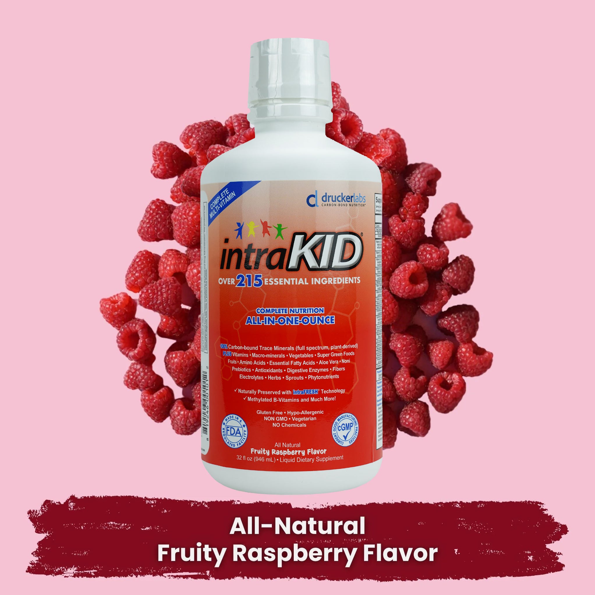 intraKID® Natural Raspberry Flavor — Drucker Labs